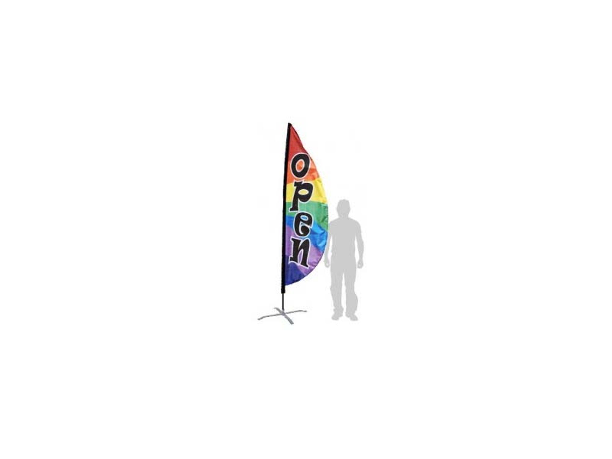 Pre-Printed Feather Flag Kits - FLS Banners