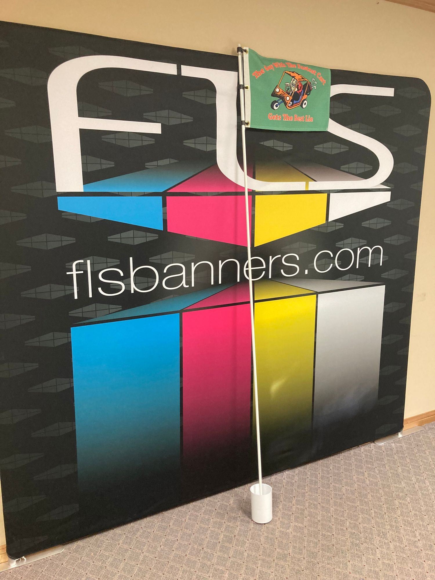 Durable Golf Flag Pins for Courses and Greens - FLS Banners