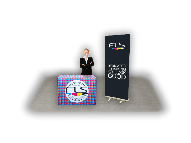 Booth Starter Trade Show Kit for First-Time Exhibitors by FLS Banners