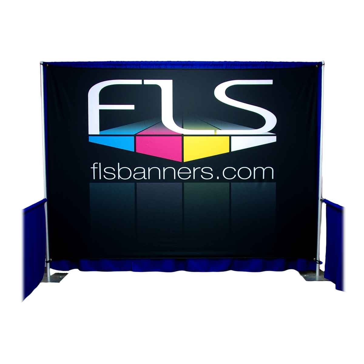 Economy Fabric Booth Backdrops for Trade Shows & Events by FLS Banners